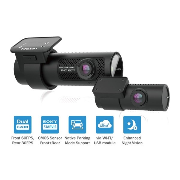 BlackVue DR750X PLUS-2CH - 2 Channel DashCam 1080p 60FPS