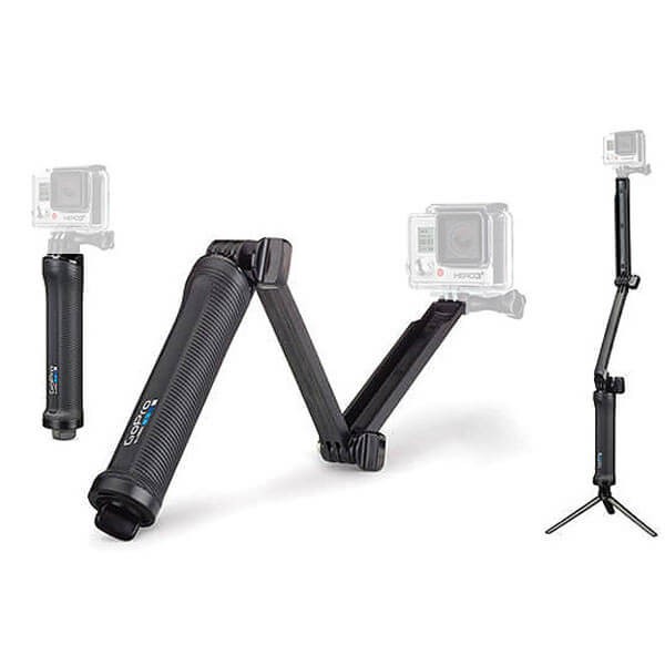 GoPRO 3Way Grip Extension Arm Tripod Selfie Stick